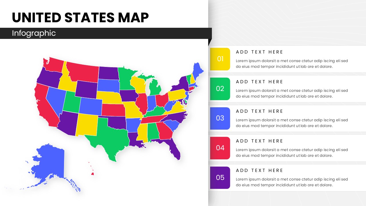 Editable Canada Map Infographic for PowerPoint & Google Slides